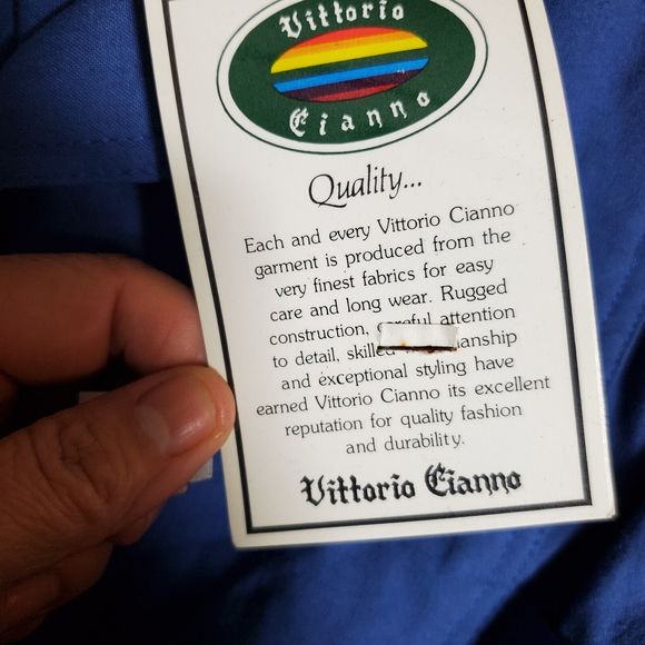 Vittorio | Jackets & Coats | Vittorio Cianno Brand Double Breasted Snap ...